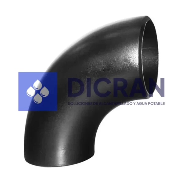 Codo de acero negro SO-SO para soldar | Dicran Ltda